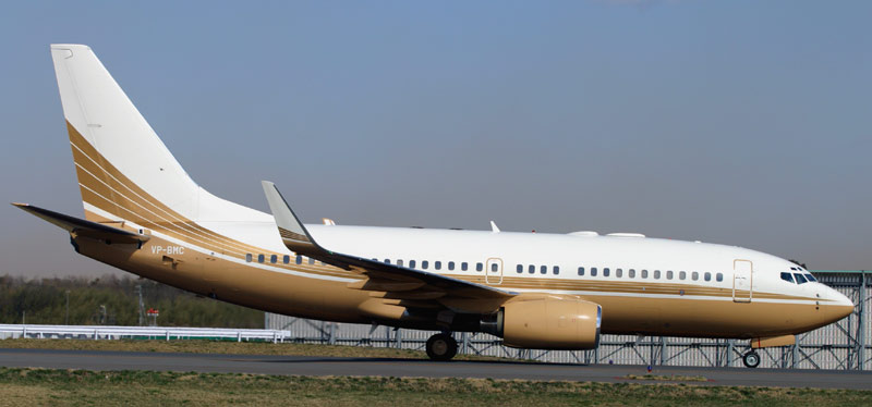 Boeing B737-7CG(BBJ) (VP-BMC)